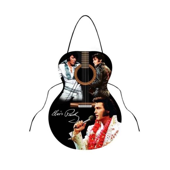 Elvis Presley | Kitchen | New Guitar Elvis Presley Apron Kitchen ...